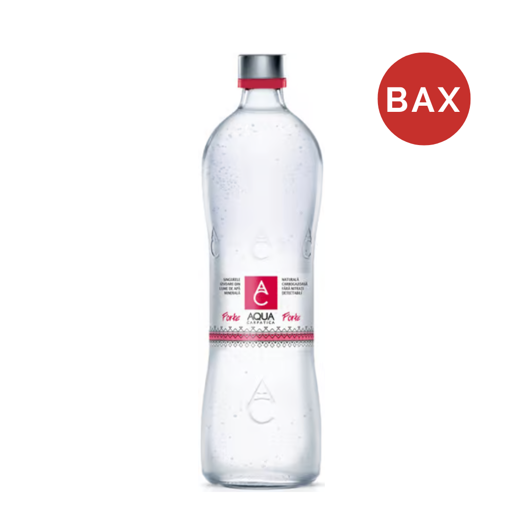 Apa minerala naturala carbogazoasa Forte, Aqua Carpatica Bax 6x750ml ...