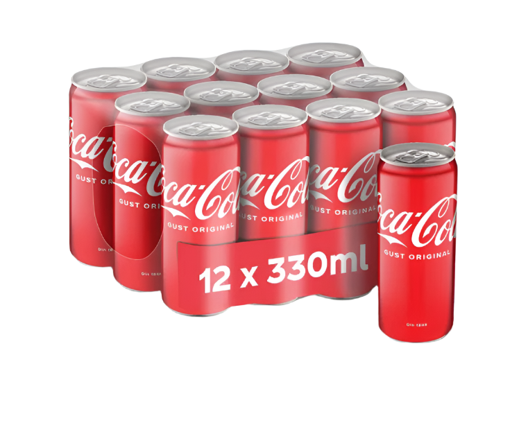 Bautura racoritoare carbogazoasa, Coca-Cola Doza Bax 12x330ml - Comanda ...
