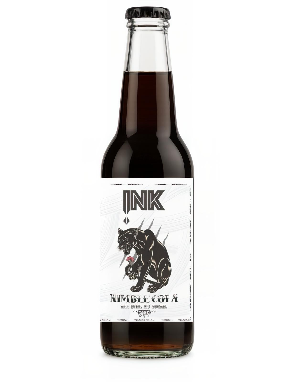 Băutură răcoritoare carbogazoasă cu aromă de cola fara zahar, INK ...